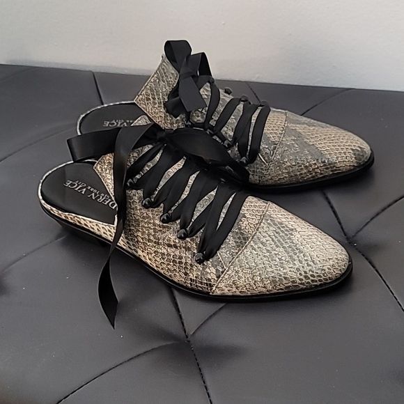 Modern Vice | Shoes | Raremodern Vice Snakeskin Cutout Westernslip On ...